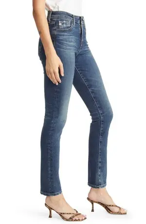 Ag Mari Mid-rise Slim Straight-leg Jeans - 9 Years Method