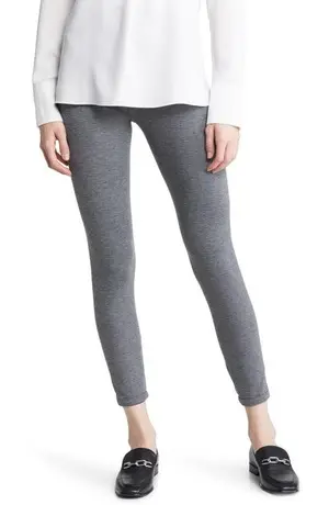 Hue Reversible Ponte Knit Crop Leggings