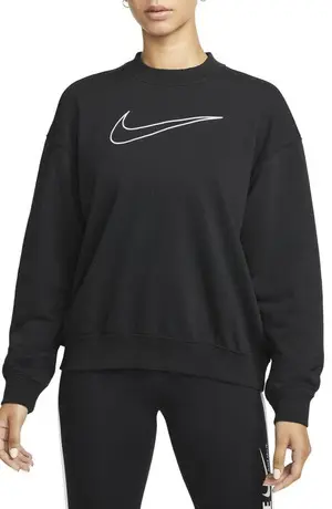 Nike Dri-fit Get Fit Sweatshirt Black/ White