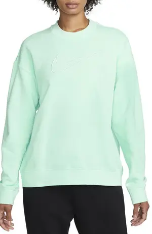 Nike Dri-fit Get Fit Sweatshirt - Mint Foam/ White