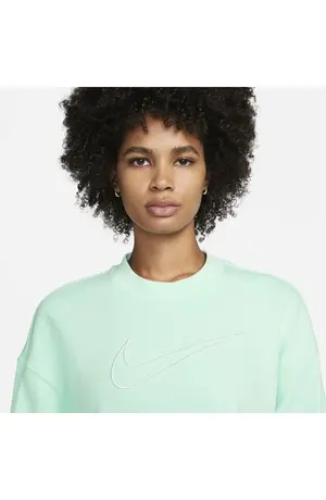 Nike Dri-fit Get Fit Sweatshirt - Mint Foam/ White