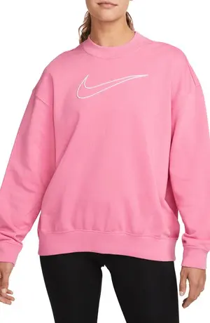 Nike Dri-fit Get Fit Sweatshirt Pinksicle/ White