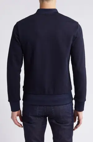 BOSS Skiles Quilted Zip-up Sweatshirt