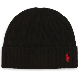 Polo Ralph Lauren Classic Cable Beanie Black