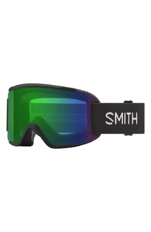 SMITH Squad 180mm Chromapop™ Snow Goggles - Black/green Mirror