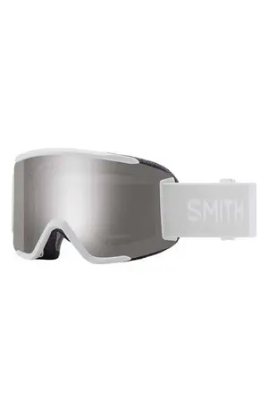 SMITH Squad 180mm Chromapop™ Snow Goggles - White Vapor / Platinum Mirror