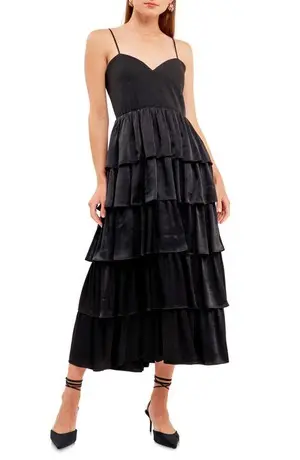 Tiered Midi Dresses