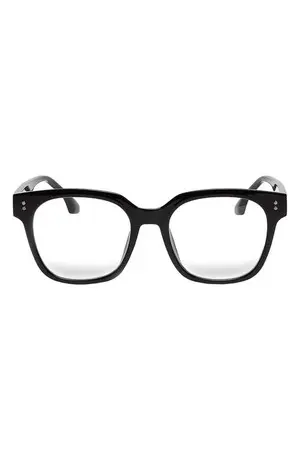 FIFTH & NINTH Round Blue Light Blocking Eyeglasses - Black/clear