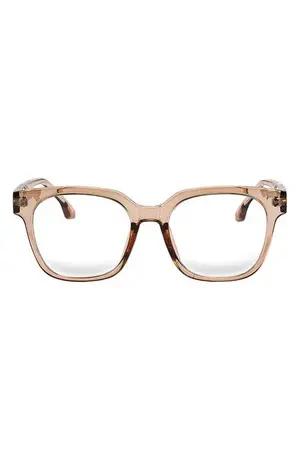 FIFTH & NINTH Round Blue Light Blocking Eyeglasses - Transparent Tan/clear