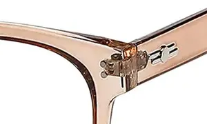 FIFTH & NINTH Round Blue Light Blocking Eyeglasses - Transparent Tan/clear
