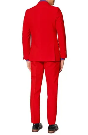 Opposuits Red Devil Slim Fit Two-piece Suit & Tie Set