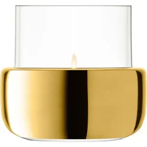 LSA Aurum Vase - Clear/gold