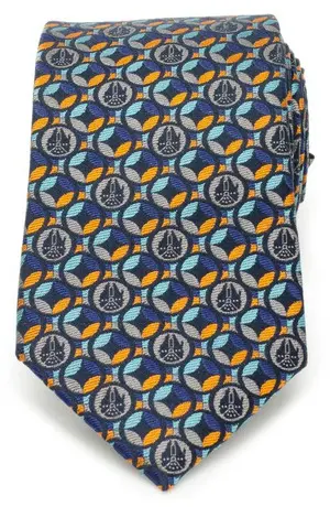 CUFFLINKS, INC. Star Wars Silk Neck Tie - Blue
