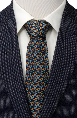 CUFFLINKS, INC. Star Wars Silk Neck Tie - Blue