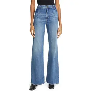 NILI LOTAN Anna High-waist Wide-leg Jeans