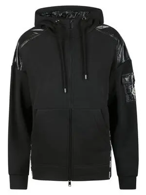 Moncler Zip-up Sleeve Pocket Hoodie 999