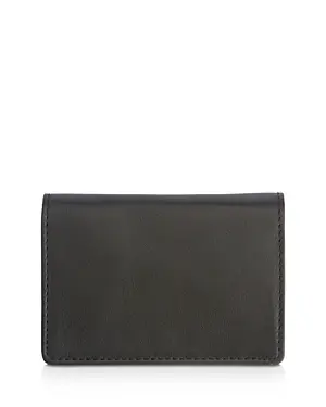 ROYCE NEW YORK Executive Leather Card Case Black