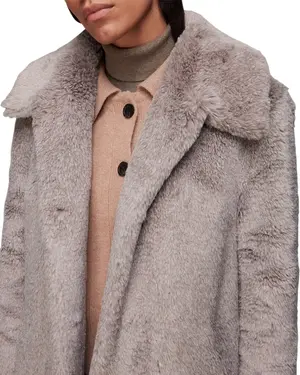 Whistles Imogen Faux Fur Coat