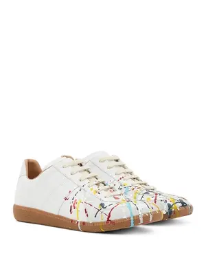 MAISON MARGIELA Replica Painter Low Top Sneakers - Off White