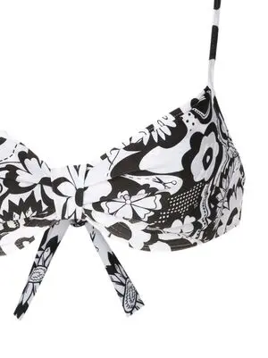 AMIR SLAMA Floral-print Bikini Set