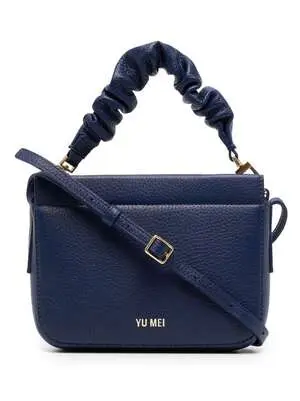 YU MEI Logo-embossed Mini Bag - Blue