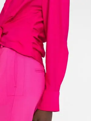 Jacquemus Knot-detail Shirt - Pink