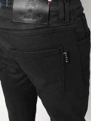 Philipp Plein Skull Patch Skinny-cut Jeans