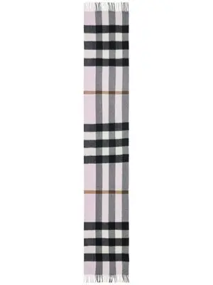 Burberry Check Cashmere Scarf - Pink