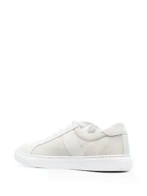 BILLIONAIRE Low Top Leather Sneakers - White