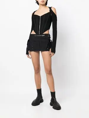 DION LEE Shift-loop Corset Top