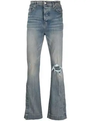 Amiri Raw Edge Hem Bottoms For Men