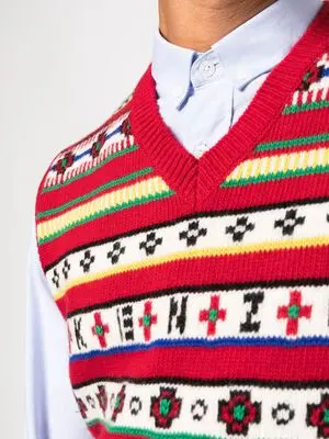 Kenzo Fair Isle-knit Vest