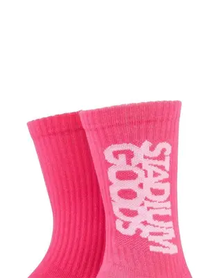 STADIUM GOODS Logo Crew Socks - Pink
