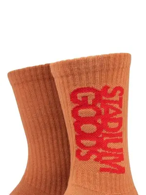 STADIUM GOODS® Ribbed Logo Mesa Socks