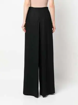 Alberta Ferretti Belted-waist Wide-leg Trousers