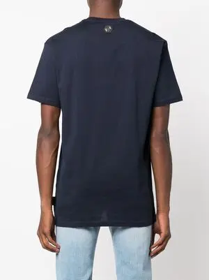 Philipp Plein Logo Print T-shirt - Blue