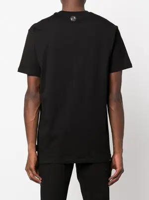 Philipp Plein Logo Print T-shirt - Black