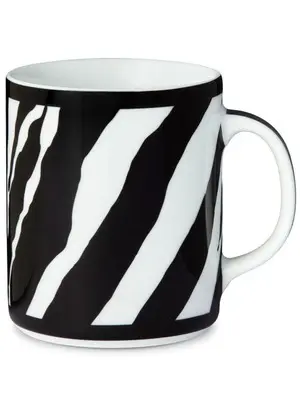 Dolce & Gabbana Zebra-print Porcelain Mug - White