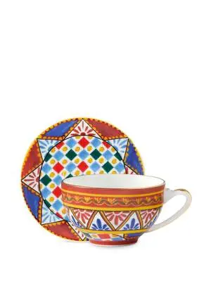 Dolce & Gabbana Carretto Siciliano Porcelain Tea Set