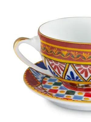 Dolce & Gabbana Carretto Siciliano Porcelain Tea Set