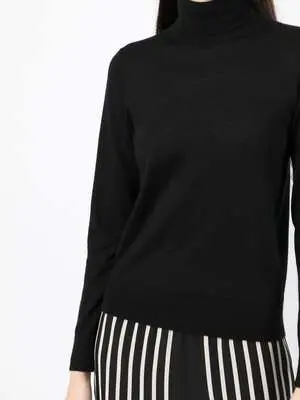 N.peal Cashmere Roll-neck Jumper - Black