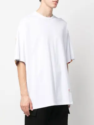 INCOTEX RED X FACETASM Logo Print T-shirt