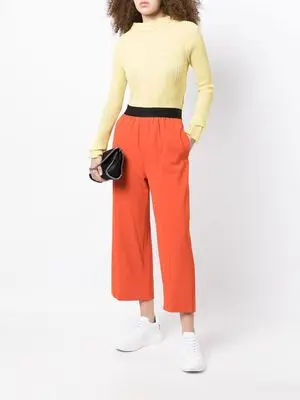 Stella McCartney Straight-leg Cropped Trousers