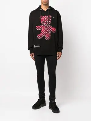 Philipp Plein Teddy Bear Long-sleeve Hoodie