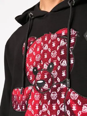 Philipp Plein Teddy Bear Long-sleeve Hoodie