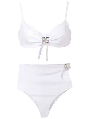 AMIR SLAMA Cut-out Bikini - White
