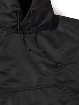 Valentino Garavani Stud-detail Padded Hoodie - Black