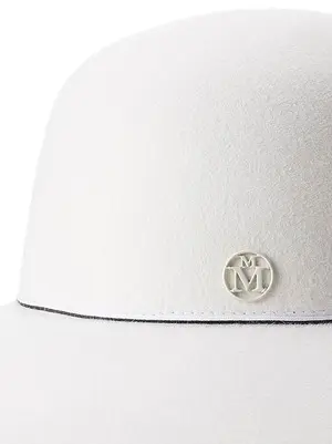 MAISON MICHEL Blanche Wool-felt Capeline Hat
