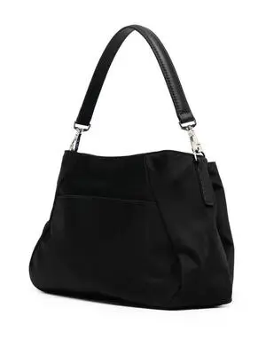 AGNÈS B. Logo-plaque Satin Shoulder Bag