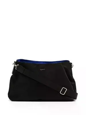 AGNÈS B. Logo-plaque Satin Shoulder Bag